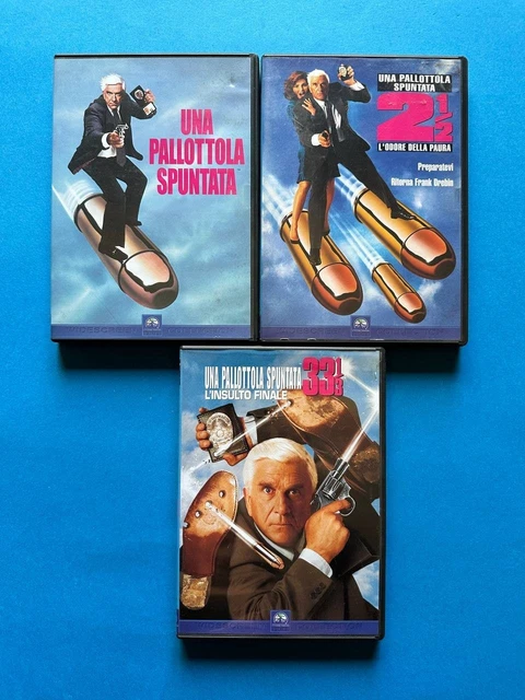TRILOGIA COMPLETA 3 Dvd Saga Una Pallottola Spuntata, 2 E 1/2 + 33 1/3 ...