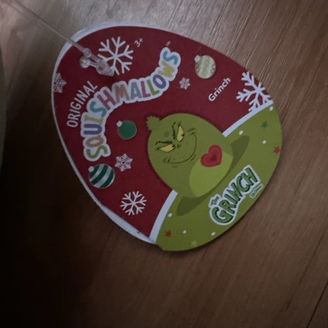 SQUISHMALLOW GRINCH PLUSH 12” heart valentines £15.99 - PicClick UK