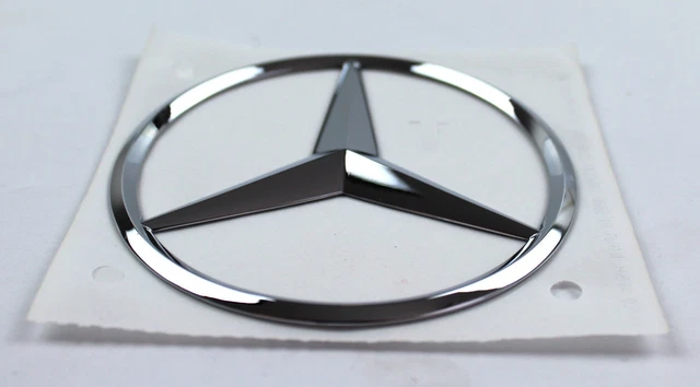 ORIGINAL MERCEDES-BENZ STERN Emblem selbstklebend chrom Logo Kleber ...