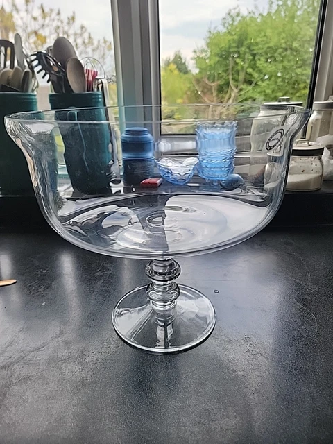 EXTRA LARGE GLASS Fruit/Trifle/Punch Bowl - VERY RARE! Excellent ...