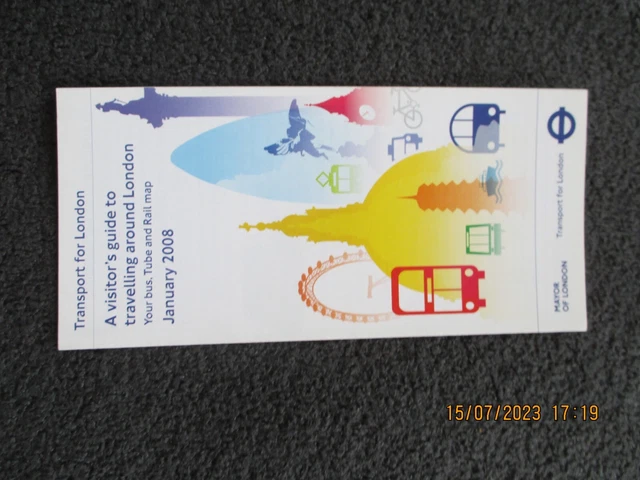 TRANSPORT FOR LONDON Original Leaflet Visitors Guide To Travelling ...
