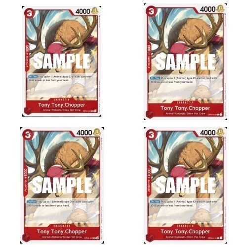 OP04-010 TONY TONY. Chopper (C) Kingdoms of Intrigue One Piece GCC x4 jeu EUR 4,46 - PicClick FR