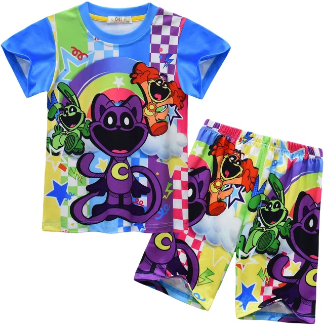 KIDS SMILING CRITTERS Pyjamas Set Cosplay Costume Cartoon T-shirt ...