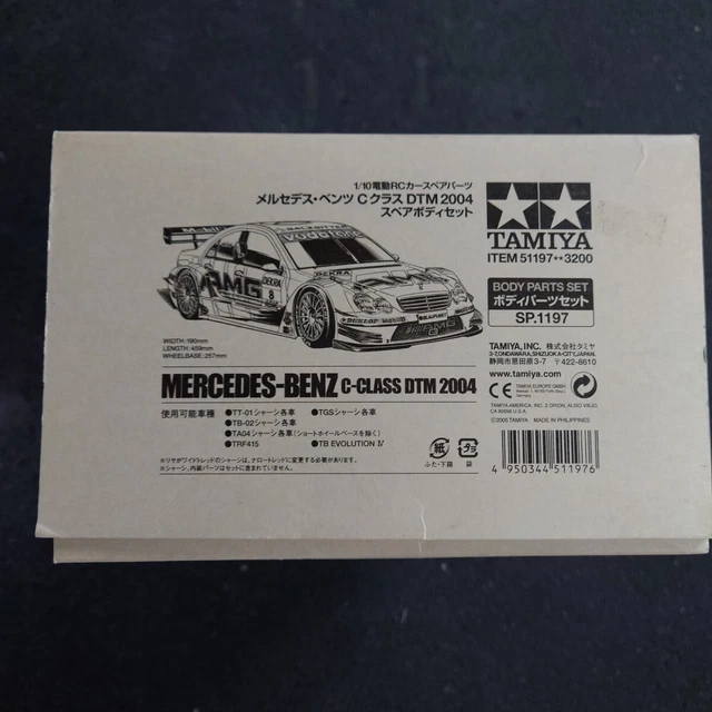TAMIYA 1/10 MERCEDES-BENZ C-Class DTM 2004 Spare Body SP.1197 TAMIYA ...