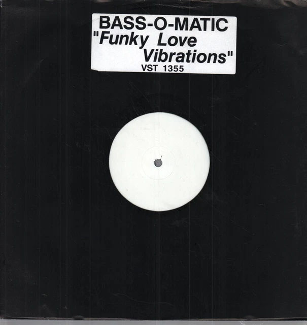 BASSOMATIC FUNKY LOVE Vibrations 12" Vinyle UK Virgin 1991 Édition ...