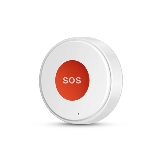 RECHARGEABLE WIFI SMART Alarm Button for Home Security with 24 Hour ...