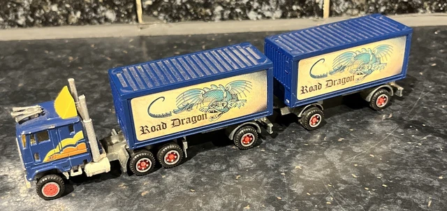 MAJORETTE ROAD DRAGON Truck & Rimorchio (raro) EUR 11,66 - PicClick IT