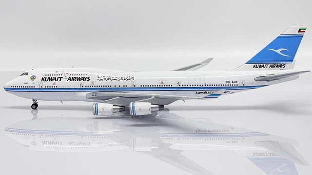 JC WINGS 1:400 Kuwait Airways Boeing B747-400M 'Al Jabriya - Flaps Up ...
