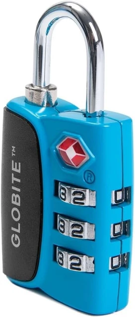 GLOBITE TSA COMBINATION Lock 1Pk, Blue $37.99 - PicClick AU
