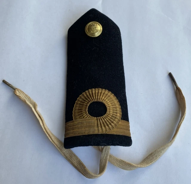 ROYAL NAVY OFFICER 1960s Sub Lieutenant Rank Slides Epaulettes ...