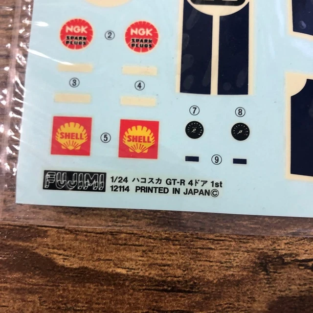 AUFKLEBER 124 HAKOSUKA GT R Vintage Frezzi Bausatz Auto Modell EUR 74 ...