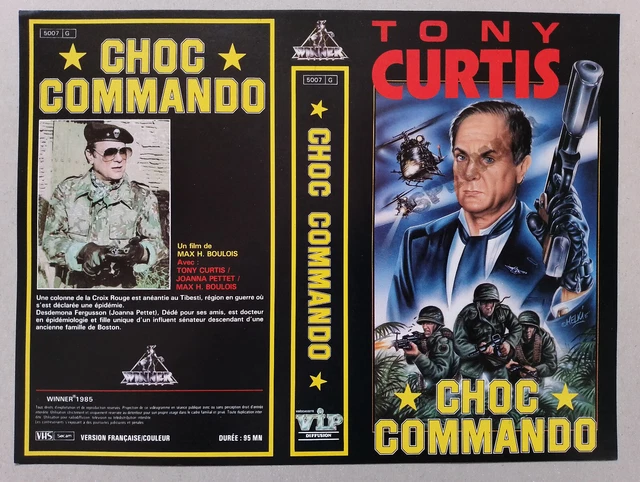 JAQUETTE VHS - Choc Commando - Vhs Sleeve - Melki - Tony Curtis EUR 7 ...