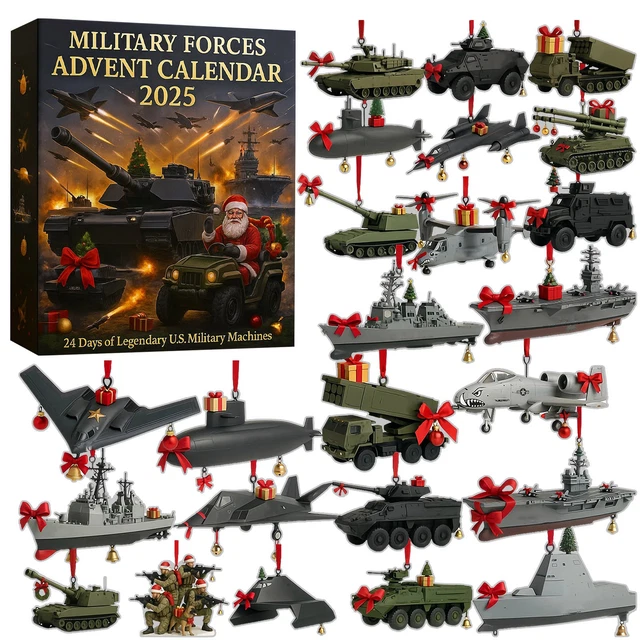 2025 MILITARY FORCE Advent Calendar Christmas Collectible Countdown ...