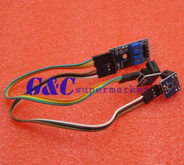 2-WAY CHANNELS SPEED Sensor Module Counting Modules Motor Groove ...