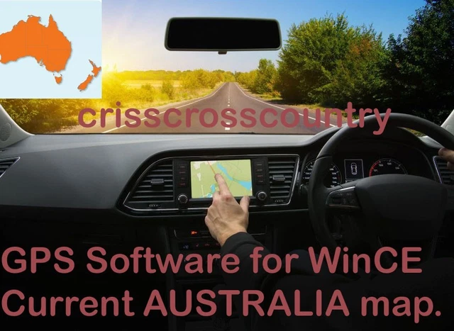 *GPS SOFTWARE NAVIGATION map 2024 Australia maps Windows CE WINCE ...