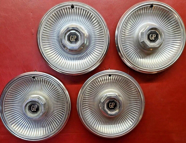 1978 1979 1980 1981 Pontiac Grand Prix Hubcap 14" Wheel Covers OEM SET ...