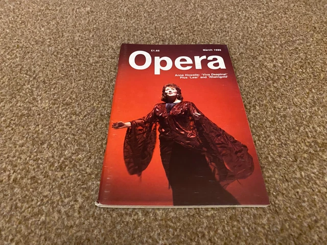 OPERA MAGAZINE 1989 Apr Donald Mcintyre As Prospero. Carol Vaness ...