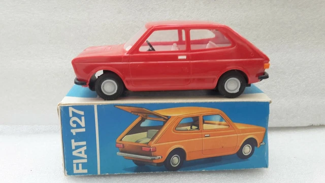 ANKER / PIKO Ex Rda Years 80 Scale 1/20 Friction Plastic Fiat 127 Red £ ...