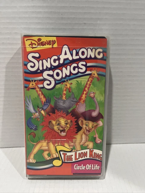 DISNEYS SING ALONG Songs - The Lion King: Circle of Life (VHS, 1994) £7 ...