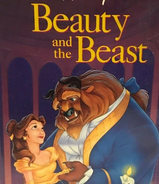 BEAUTY AND THE Beast (VHS 1325) | Walt Disney Classic | Black Diamond ...