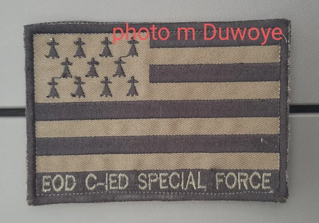 PATCH SPECIAL FORCE EOD C-IED Commando OPEX BREIZH BZH France tissu ...