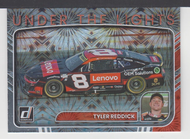 TYLER REDDICK - 2023 Donruss Racing Under The Lights - Card # Ul12 $1. ...