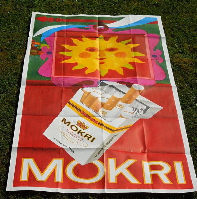 **PLAKAT MOKRI 84 x 180 cm, aus den 60ern, 1. Hand, Top Zustand EUR 25 ...