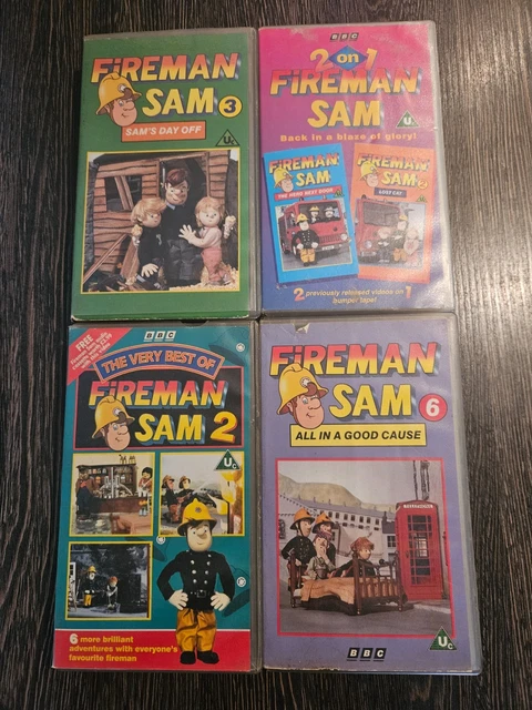 FIREMAN SAM VHS bundle bbc childrens £21.50 - PicClick UK