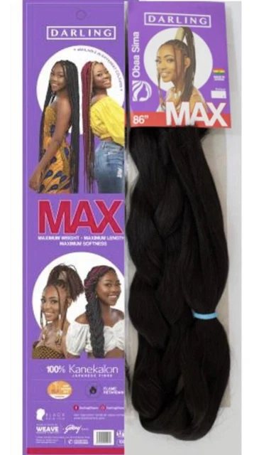 DARLING MAX HAIR Extensions For Braids Obaa Sima £8.99 - PicClick UK