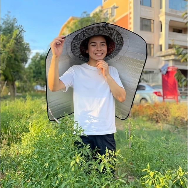 SUN HAT WITH Shawl Summer Fisherman Farming Tourism Sun Protective ...