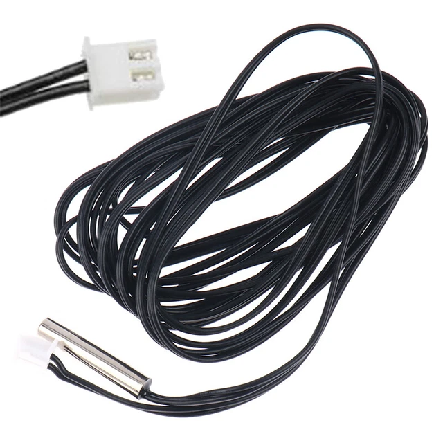 WATERPROOF NTC 10K 1% 3950 Thermistor Accuracy Temperature Sensor Cable ...