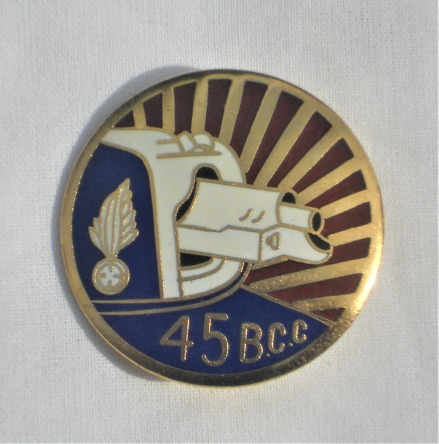 INSIGNE 45ÈME BATAILLON Chars de Combat BCC Gendarmerie (retirage) EUR ...