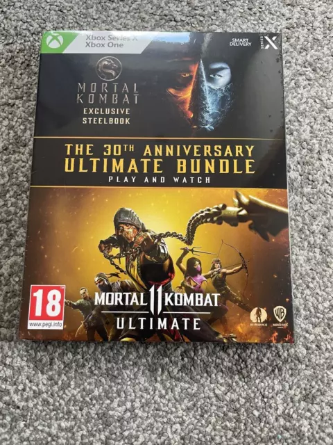 Mortal Kombat 30th Anniversary Ultimate Steelbook Set Xbox One Series X
