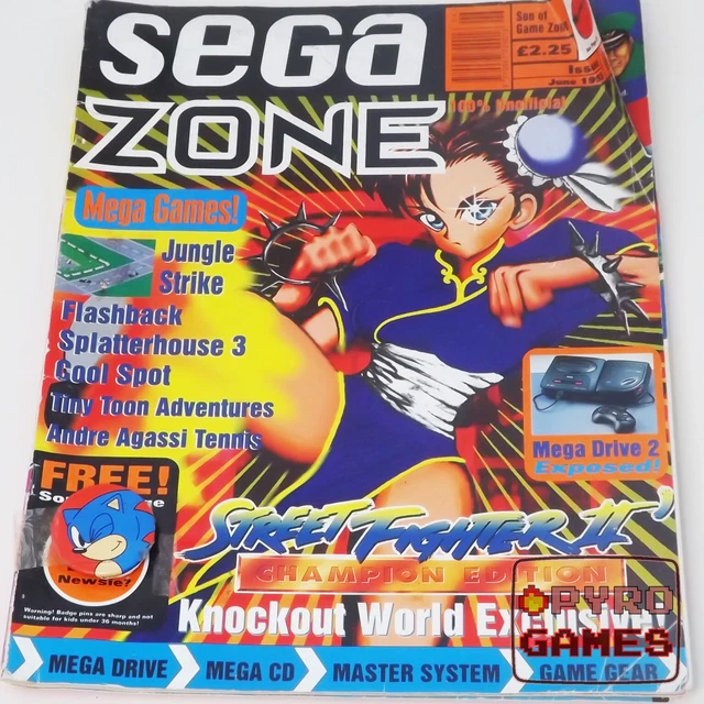 SEGA ZONE MAGAZINE - Issue 8 - June 1993 - Street Fighter 2 (Including ...