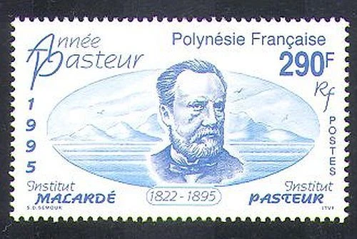 FRENCH POLYNESIA 1995 Louis Pasteur/Medical/Health/Science/Medicine 1v ...