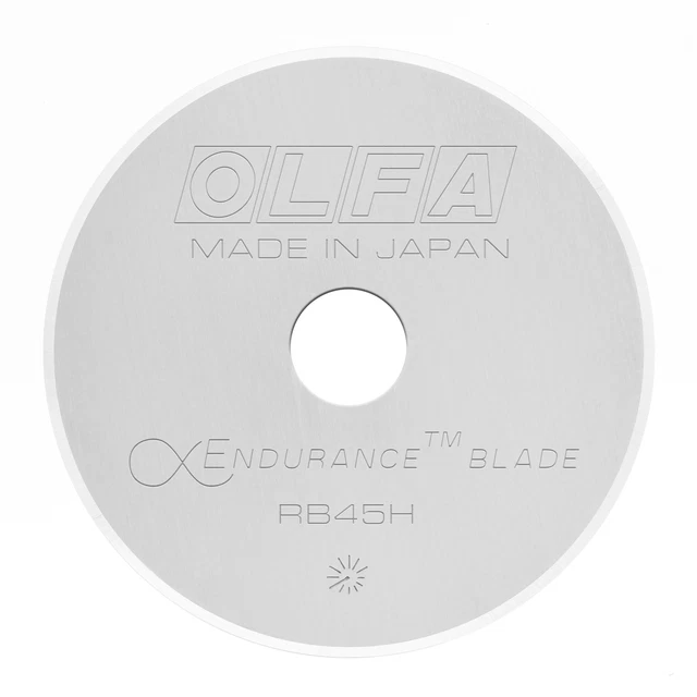 OLFA 45MM ROTARY Cutter Endurance Blade- Twice The Life Cycle Of ...