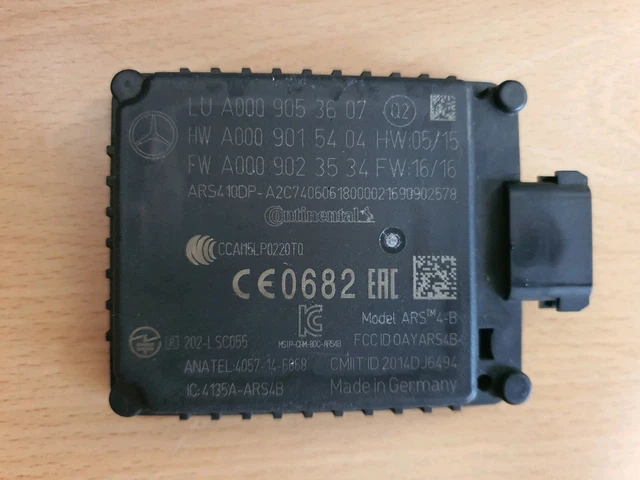 ORIGINAL MERCEDES E-KLASSE W213 W238 Radarsensor ACC A0009053607 EUR ...