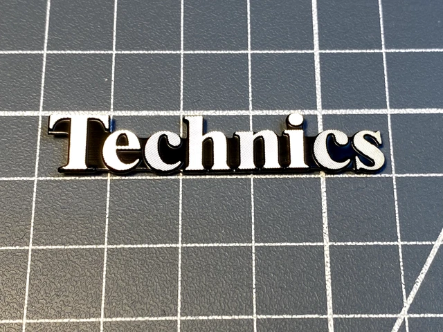 2 X TECHNICS BADGE SPEAKER EMBLEM LOGO DECAL Stereo Car Hi-Fi Guitar ...