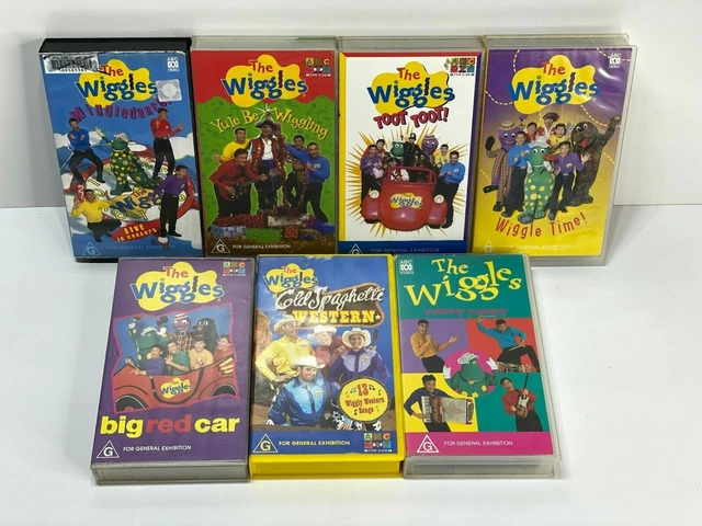 7X THE WIGGLES ~VHS VIDEO PAL CLASSIC ABC KIDS 1990S - Signed Greg Page ...