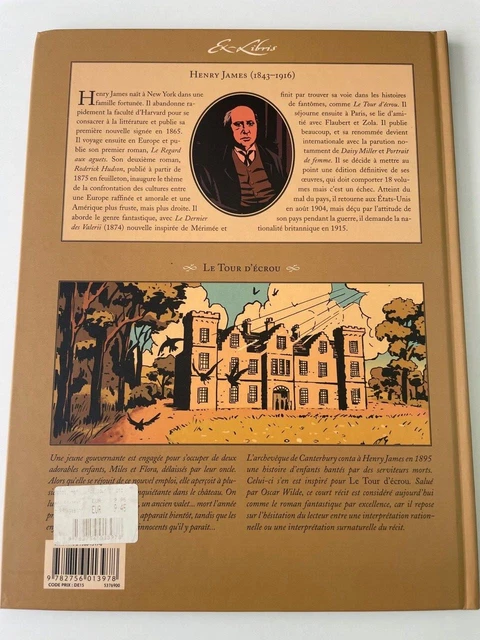 BD LE TOUR d'Ecrou d'Henry James Hervé Duphot EO Delcourt 2009 EUR 3,00 ...