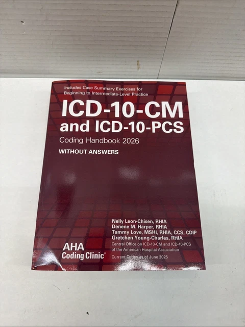 ICD-10-CM AND ICD-10-PCS Coding Handbook without Answers 2026 £37.04 ...