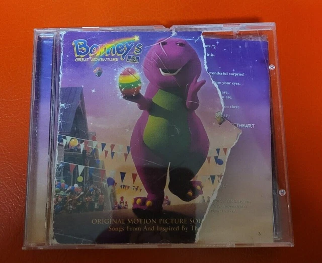 BARNEY'S GREAT ADVENTURE by Barney (SOUNDTRACK) (CD, Mar-1998, Lyrick ...