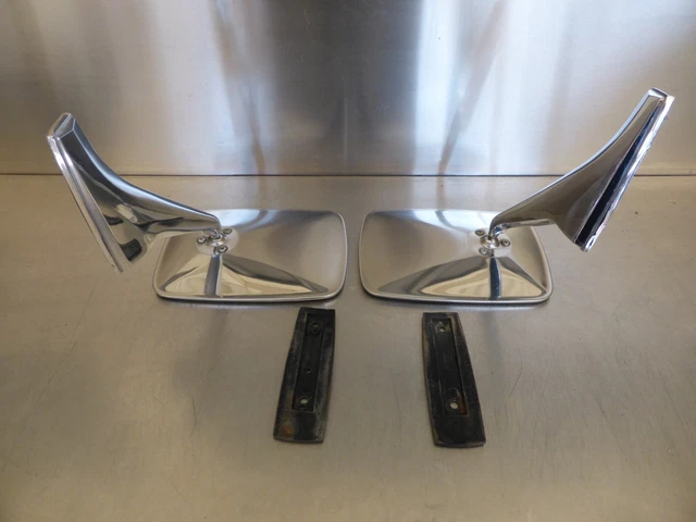 HOLDEN HQ HJ HX HZ WB Chrome Door Mirrors ONE PAIR VERY GOOD COND. $79. ...