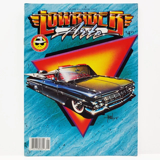 LOWRIDER ARTE MAGAZINE Vintage 1993 March/April Issue Aztlan Artwork ...