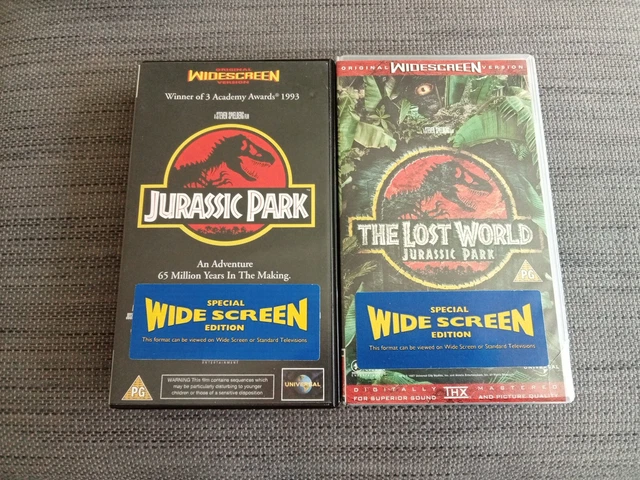 JURASSIC PARK & The Lost World VHS Widescreen Version £9.99 - PicClick UK