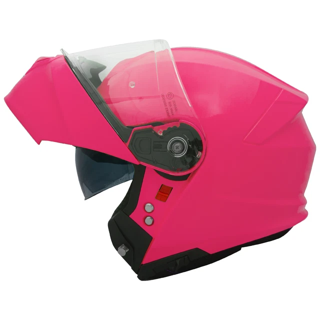 ZORAX ZOX-838 SAFARI Modular Flip UP Motorbike Helmet Motorcycles Pink ...