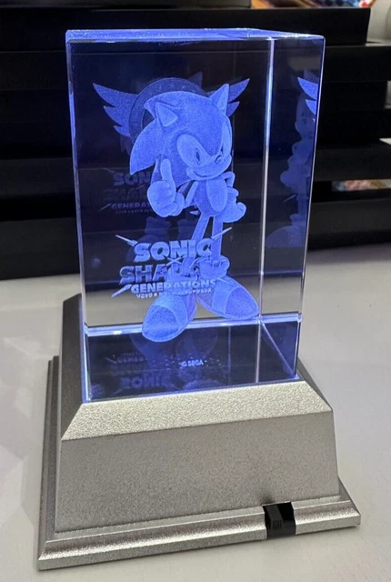 SONIC X SHADOW Generations Japan Collector's Edition LED Light Crystal ...