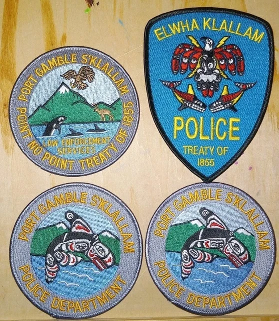 PATCH ~ WASHINGTON WA POLICE 🚨 FIRE 🔥PORT GAMBELL S'KLALLAM ELHWA ...