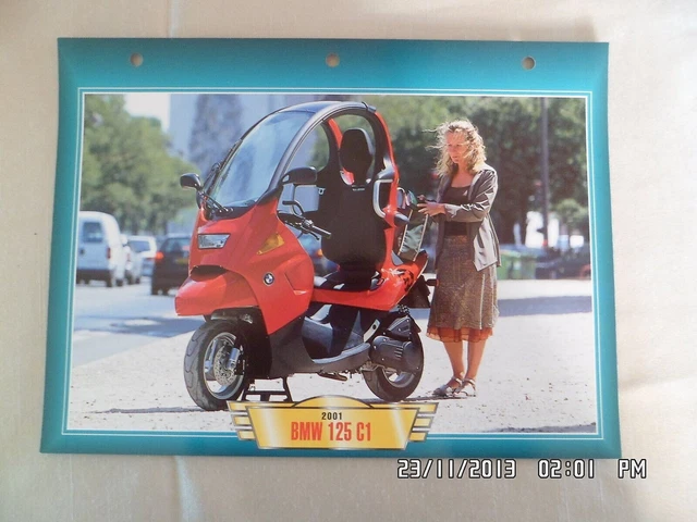 CARTE FICHE MOTO Bmw 125 C1 2001 EUR 2,50 - PicClick FR