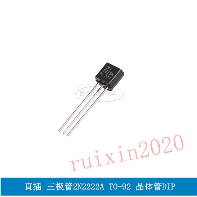 2N2222A (10 P 2N2222 TO-92 NPN transistor - da USA #WD1 EUR 4,77 ...